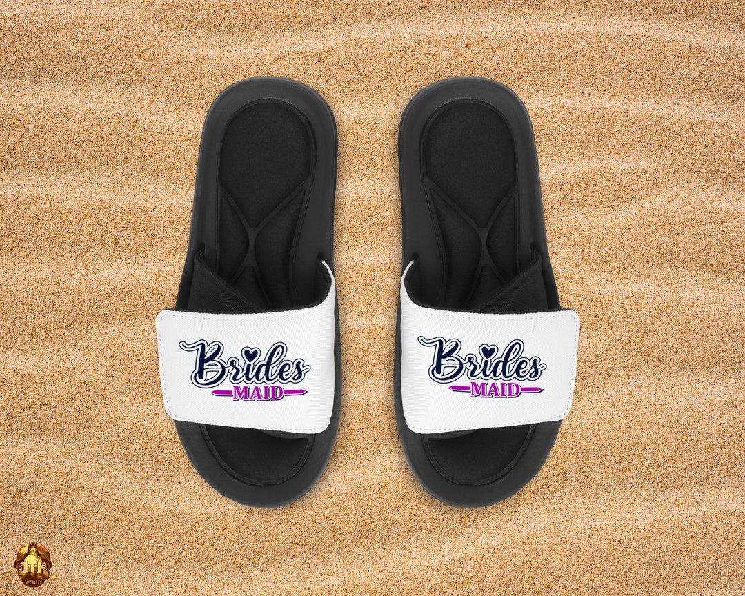 Personalized Memory Foam Slides Custom Slides Personalized Summer ...
