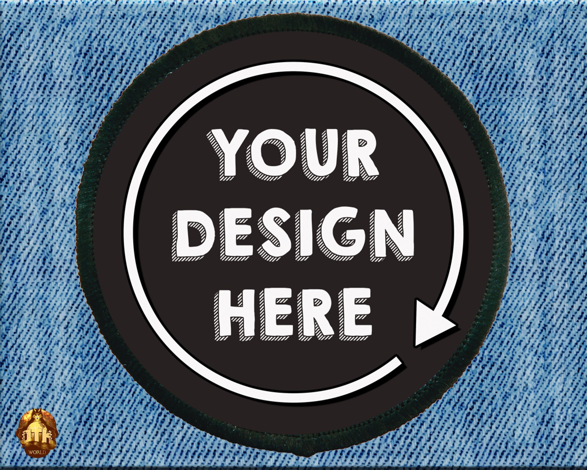 Custom Printed 2.5 Round Patch Personalized Photo Iron | Etsy