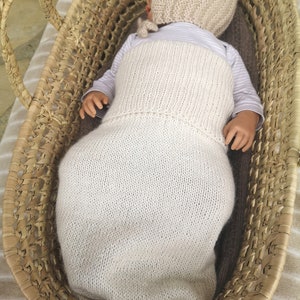 Knitting Pattern Baby Swaddle Wrap - Etsy
