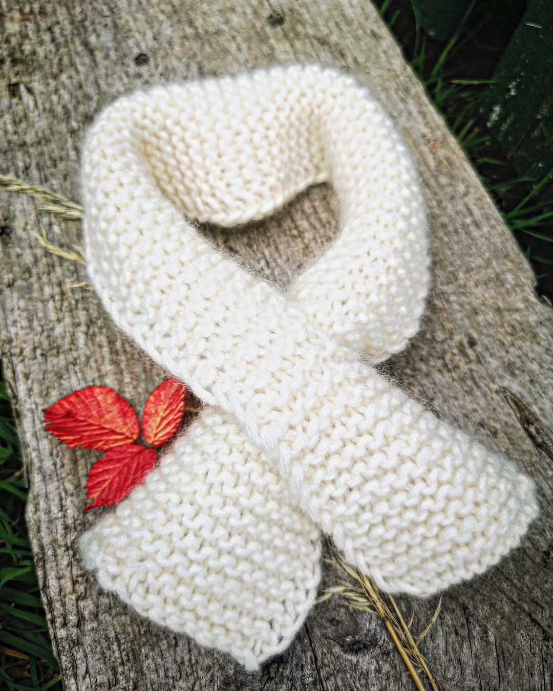Scarf Knitting Pattern | Keyhole Scarf for Children | Easy Baby ...