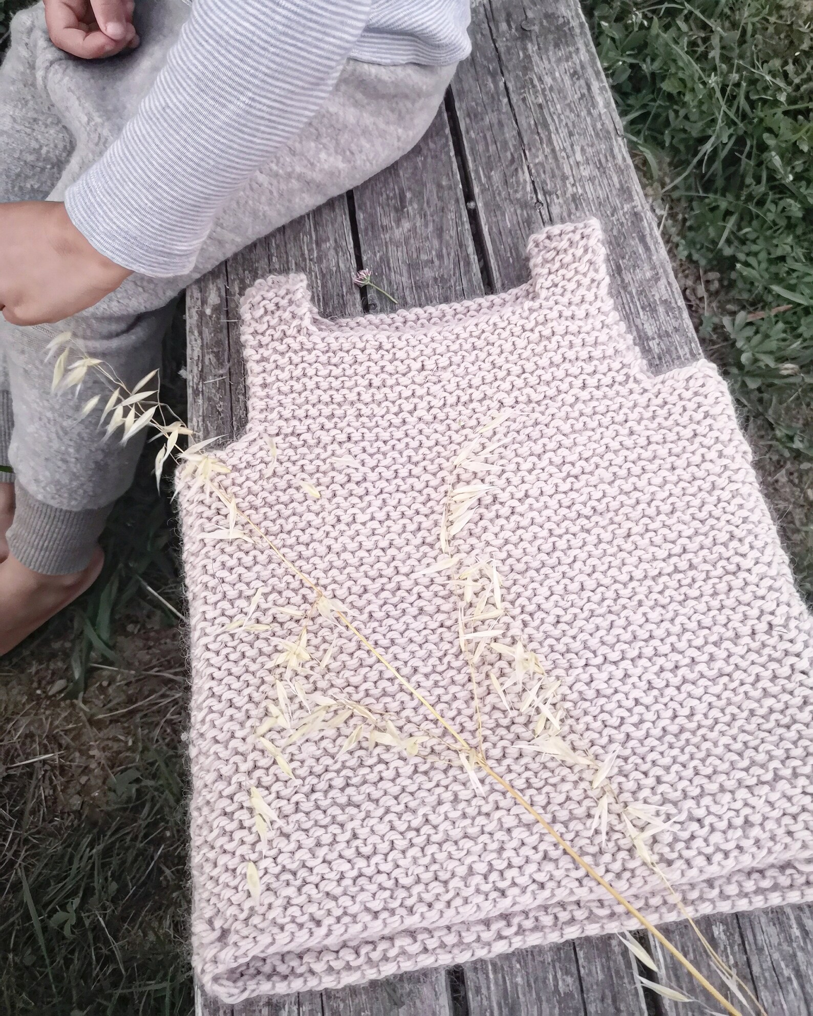 Strickanleitung Baby und Kinder Pullunder im Grobstrick - Etsy.de