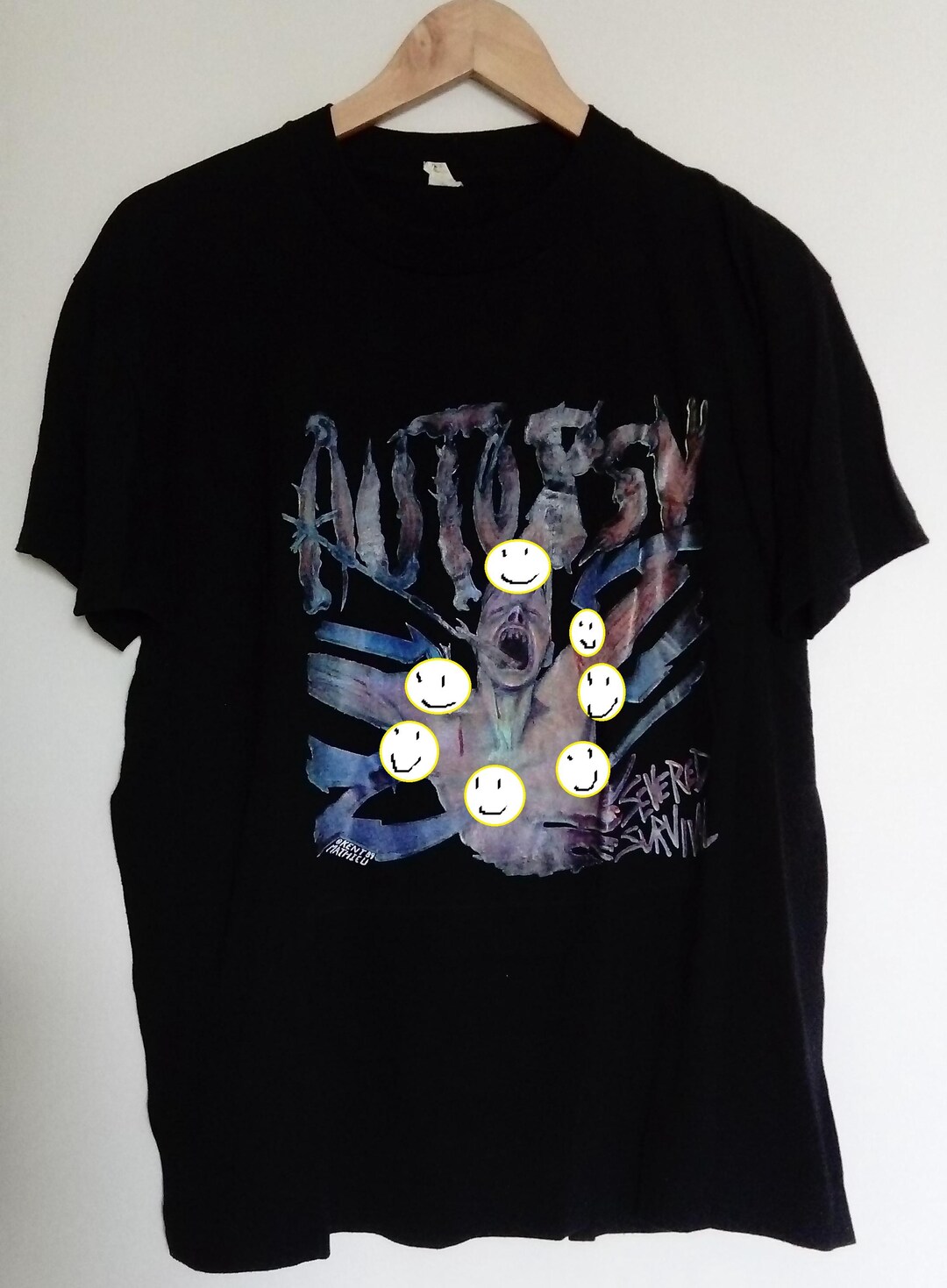 Autopsy - Vintage 1989/1990 Severed Survival Shirt Rare Official (death ...