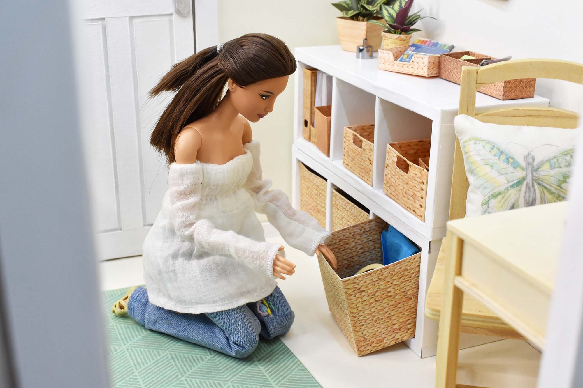 Dolls Miniature Set 2 Boxes With Lids Magazine File and 9 - Etsy