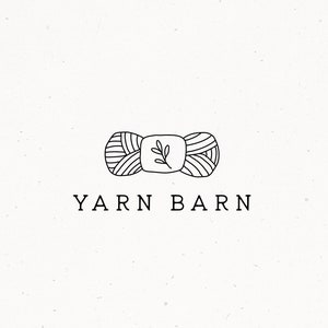 Yarn Logo Design, Knitting Premade Logo, Crochet Logo, Sewing Branding ...