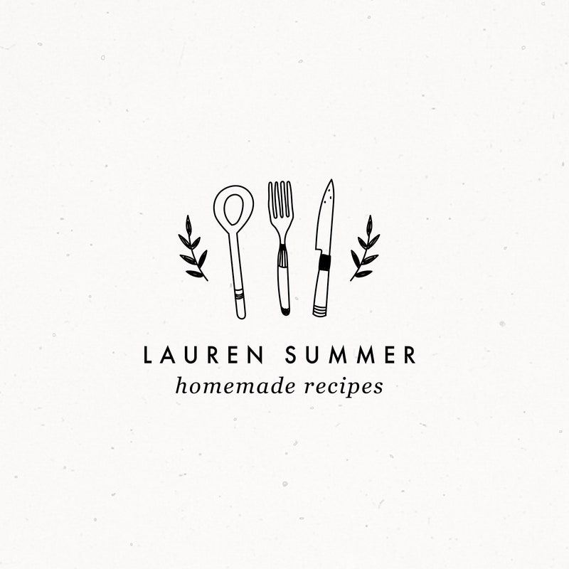 Food Blog Logo - Etsy