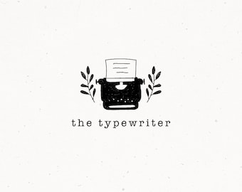 Typewriter Logo | Etsy