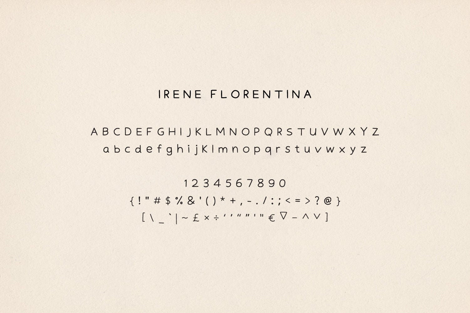 Hand Drawn Font, Irene Florentina Font, Sans Serif Doodle Style ...