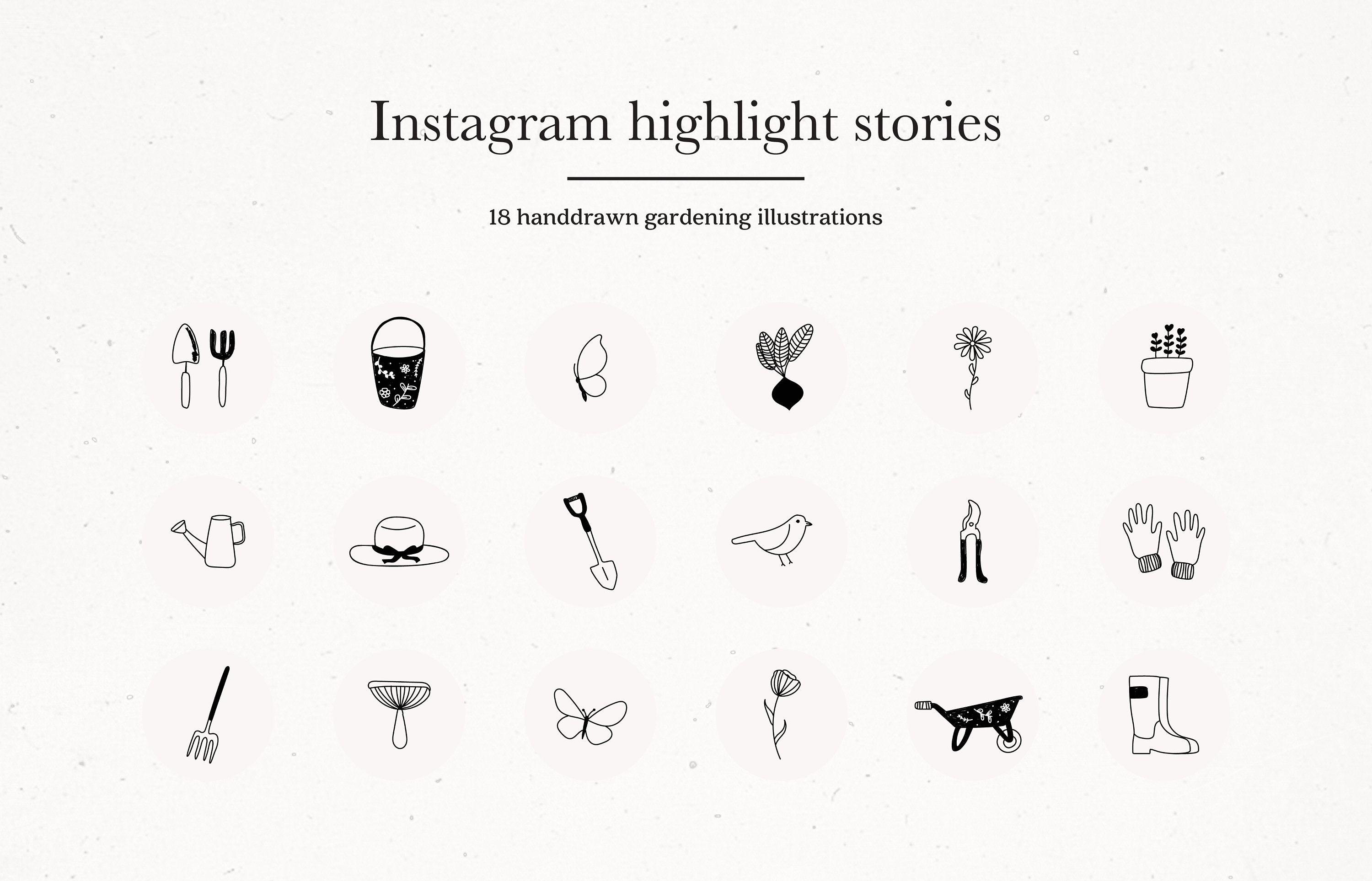 Story Highlights Covers Icons for Instagram Social Media | Etsy