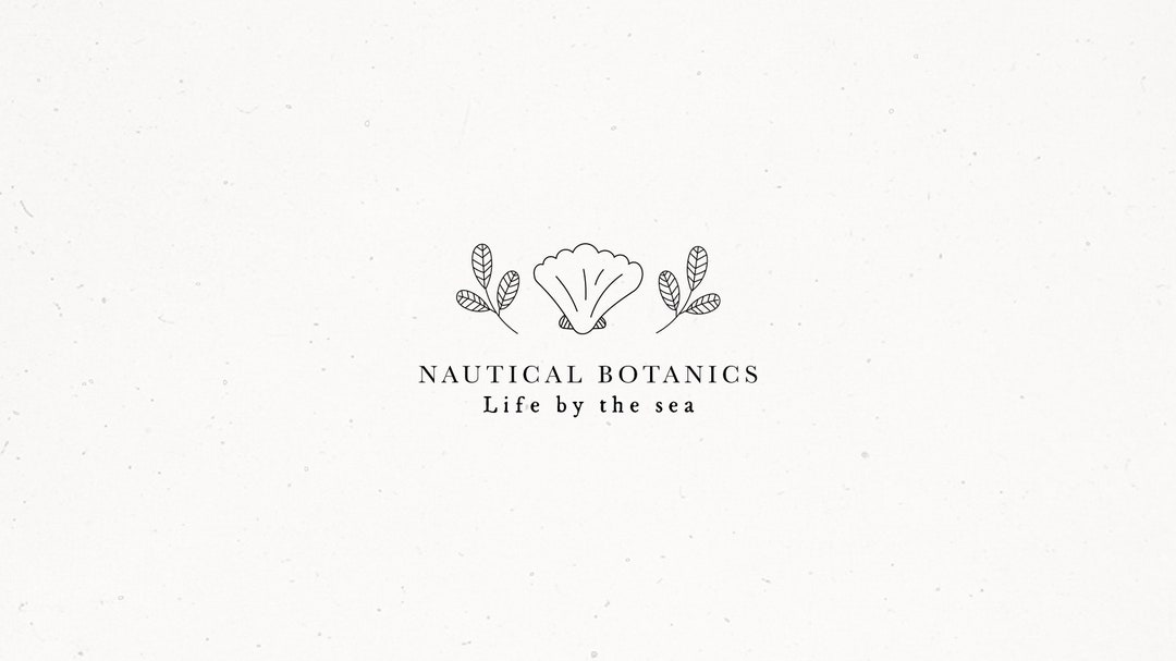Nautical Premade Logo Design for Blogger, Botanical Sea Photography ...