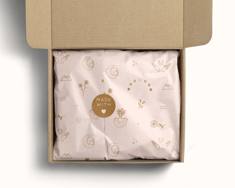 Digital Tissue Paper Design Branded Tissue Paper Product - Etsy