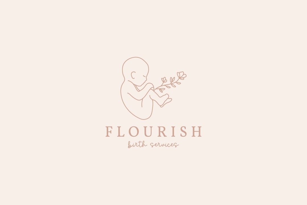 Birth Services Logo, Doula Premade Logo, Pregnancy Maternity Brand ...