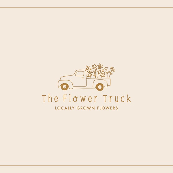 Flower Farm Logo - Etsy