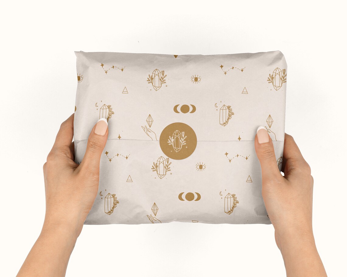 Branded Tissue Paper, Digital Tissue Paper Design, Product Wrapping ...
