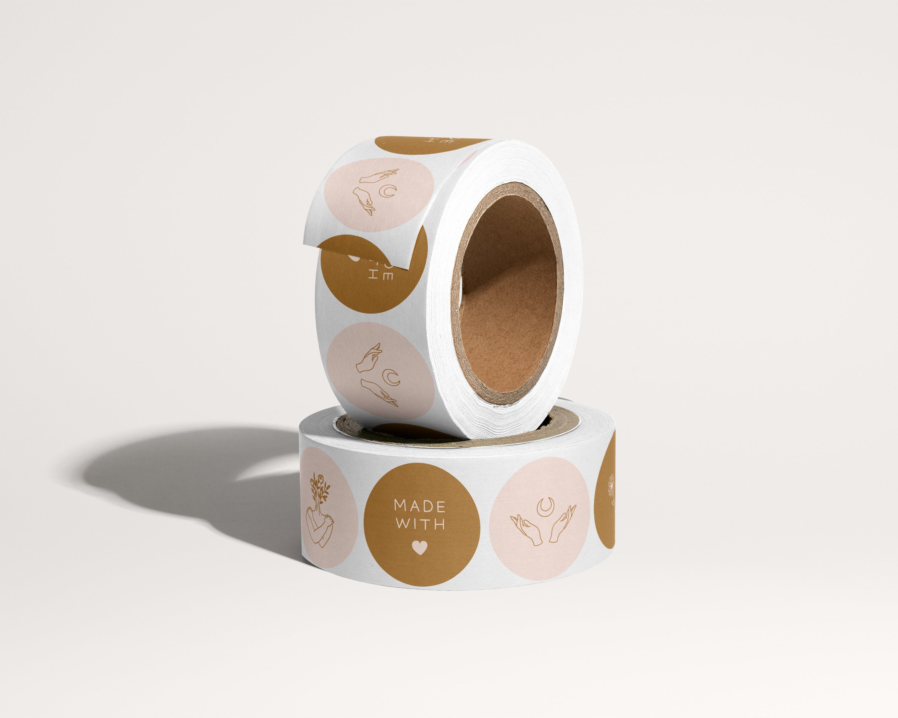 Thank You Sticker, Branded Sticker Designs, Digital Moon Sticker Design ...