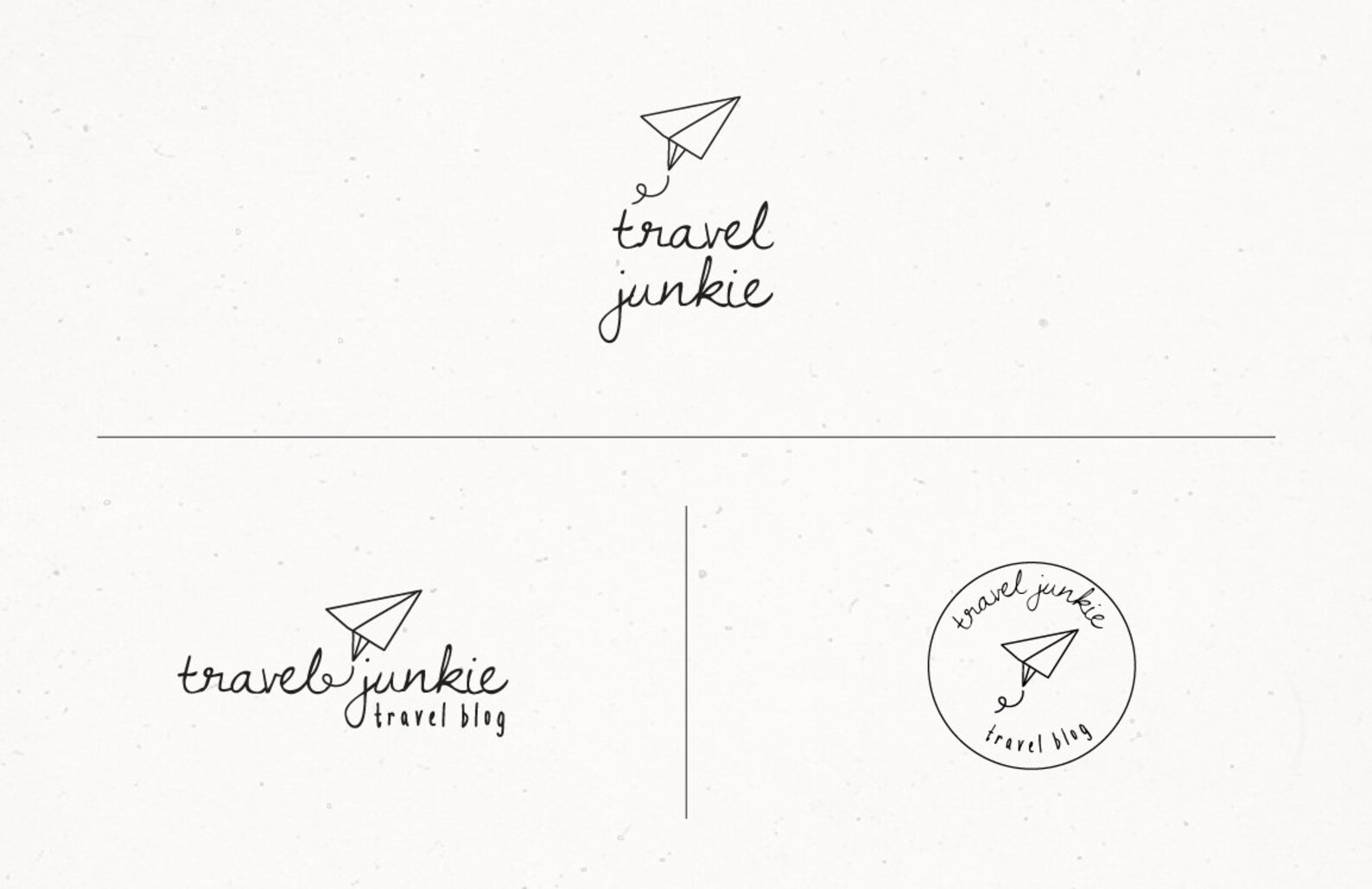 Travel Logo Set Branding Kit Design Premade Traveller | Etsy