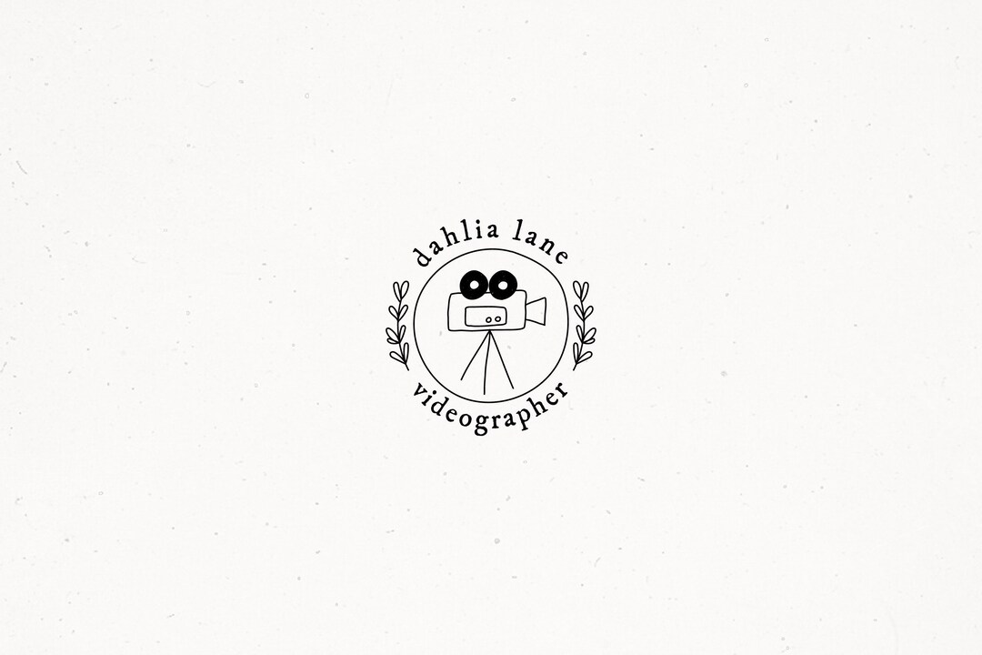 Videographer Premade Logo, Pre Designed Logo, Photography and Film Logo ...