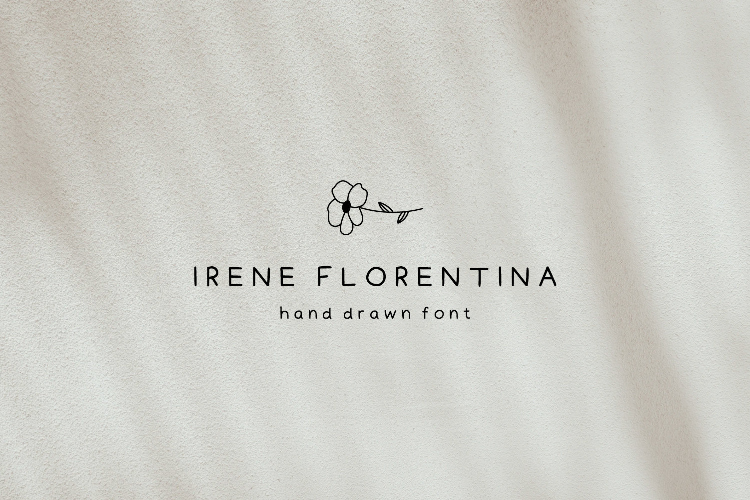 Hand Drawn Font Irene Florentina Font Sans Serif Doodle - Etsy Australia