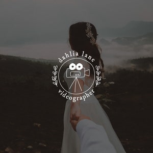 Videographer Premade Logo, Pre Designed Logo, Photography and Film Logo ...