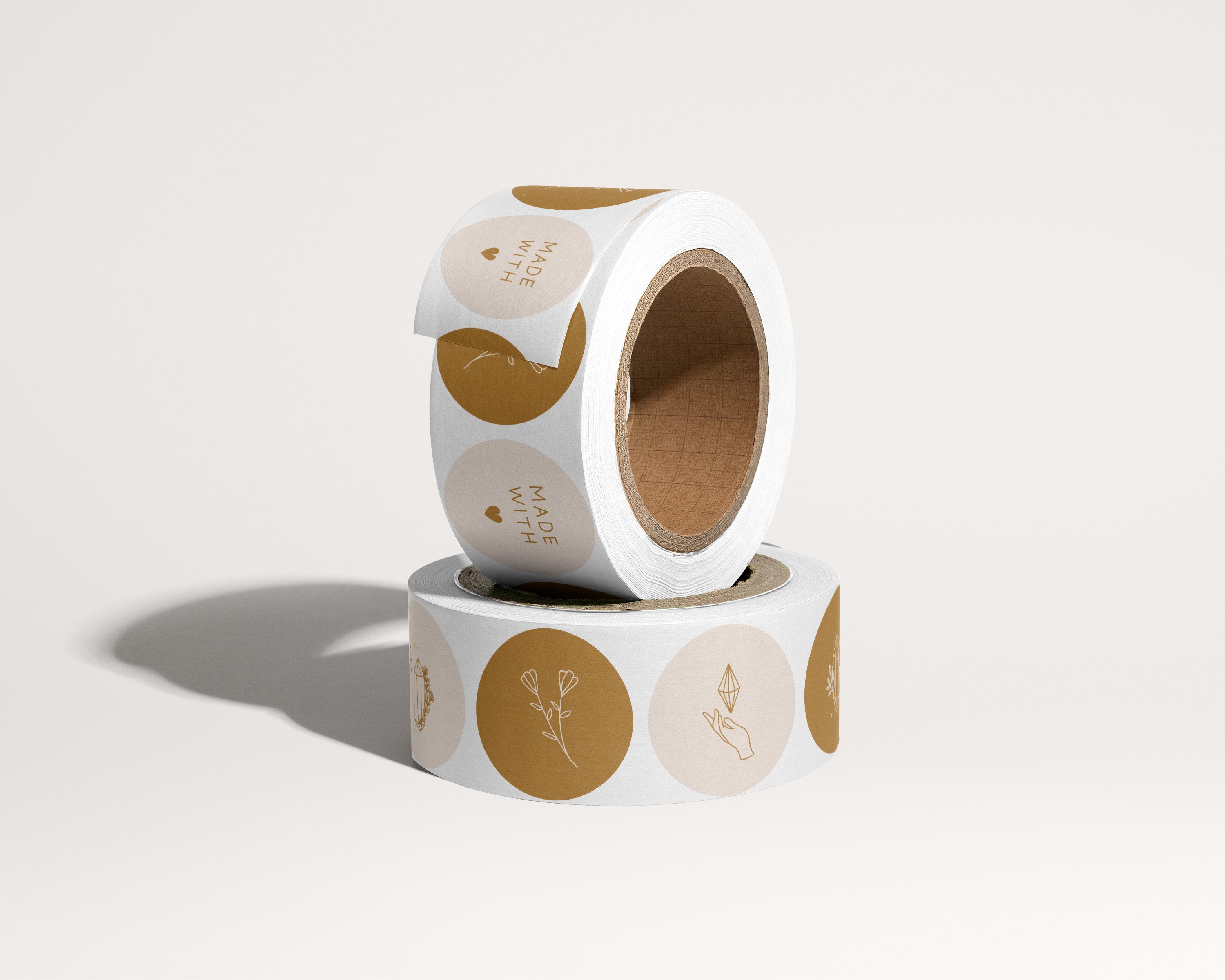 Branded Sticker Designs, Thank You Sticker, Digital Sticker Design ...