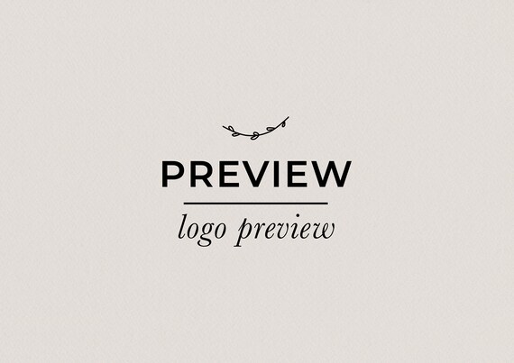 Add On: Preview Your Logo Before Purchasing | Etsy
