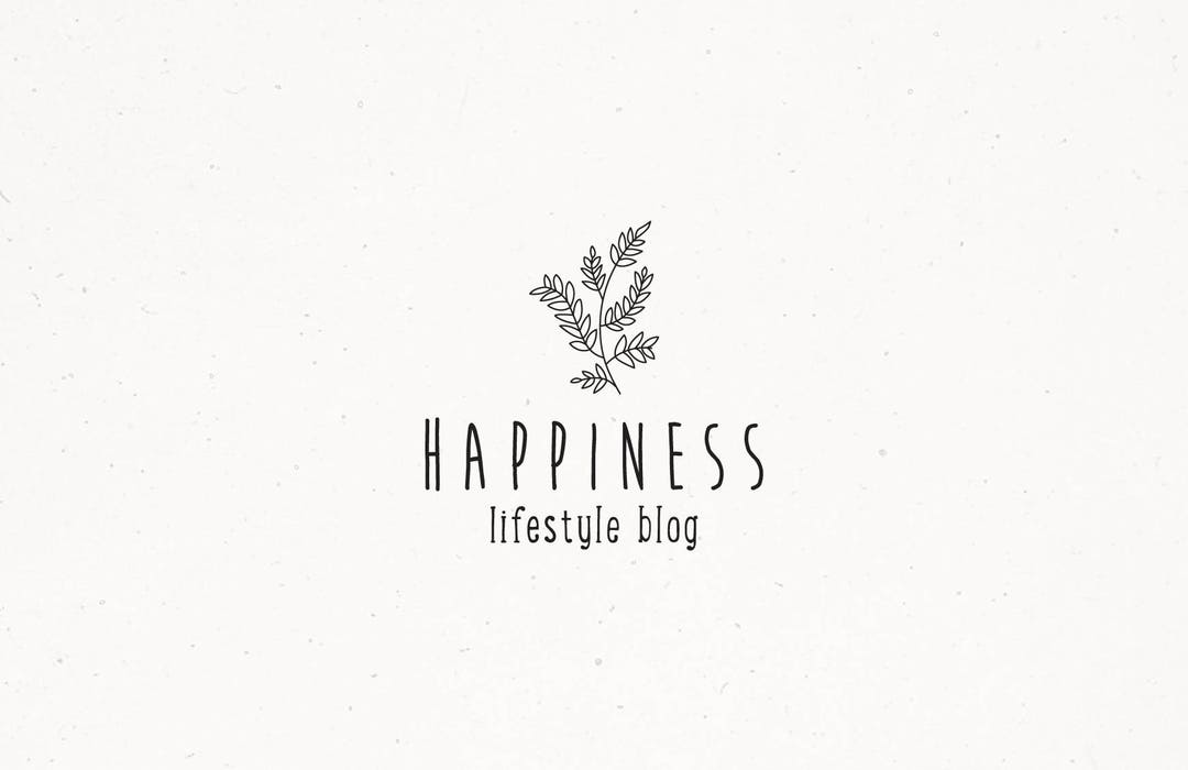 Lifestyle Brand Premade Logo Design Blog Branding Blogger Template ...