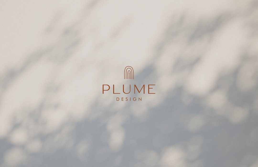 Rainbow Premade Logo Design, Modern Boho Rainbow Branding Ready to Go ...