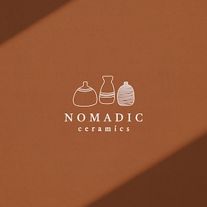 Ceramic Premade Logo Design, Ceramic Artist Logo, Ceramic Logo Stamp ...