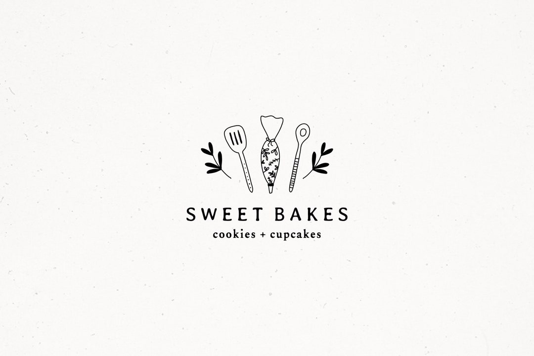 Minimal Logo, Modern Logo, Bakery Premade Logo Design, Baking Logo ...