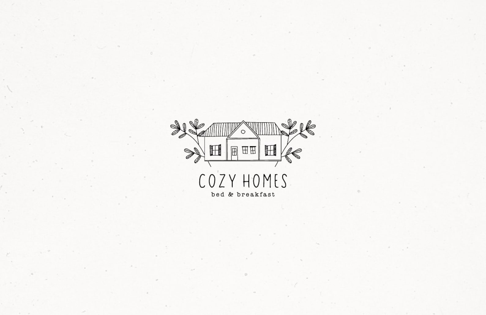 Home House Premade Logo Design Minimal Brand Business Interiors Bed and ...