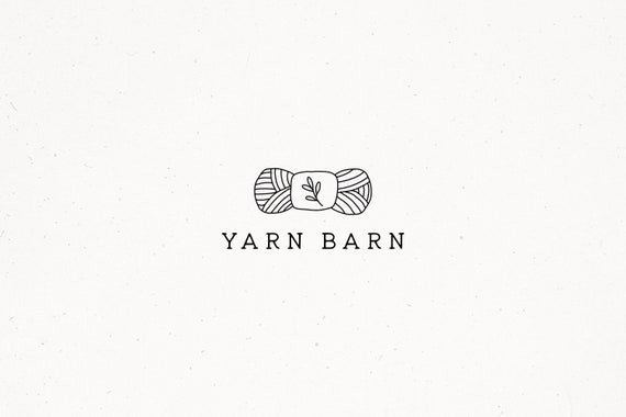 Yarn Logo Design Knitting Premade Logo Crochet Logo Sewing - Etsy