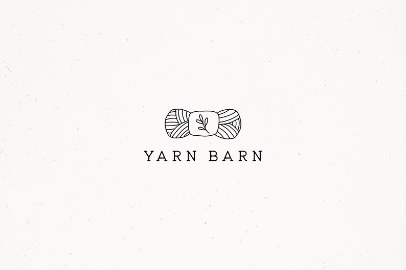 Yarn Logo Design Knitting Premade Logo Crochet Logo Sewing - Etsy