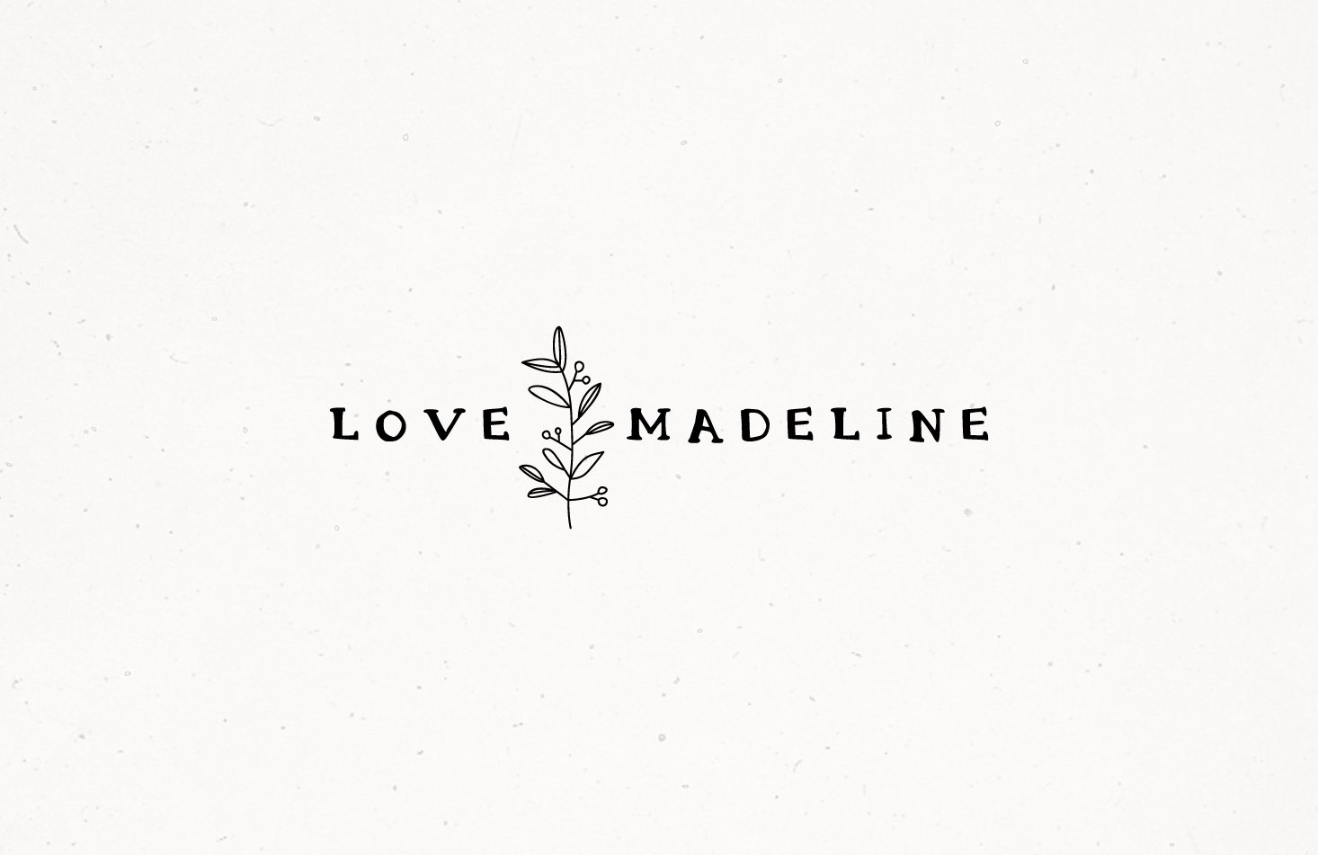 Digital Custom Rustic Logo Design Floral Botanical Watercolor | Etsy