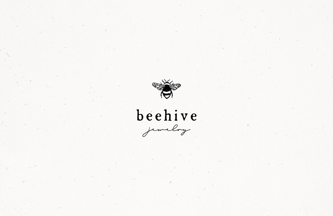 Bee Premade Logo Design, Jewelry Modern Mini Branding Kit, Feminine ...