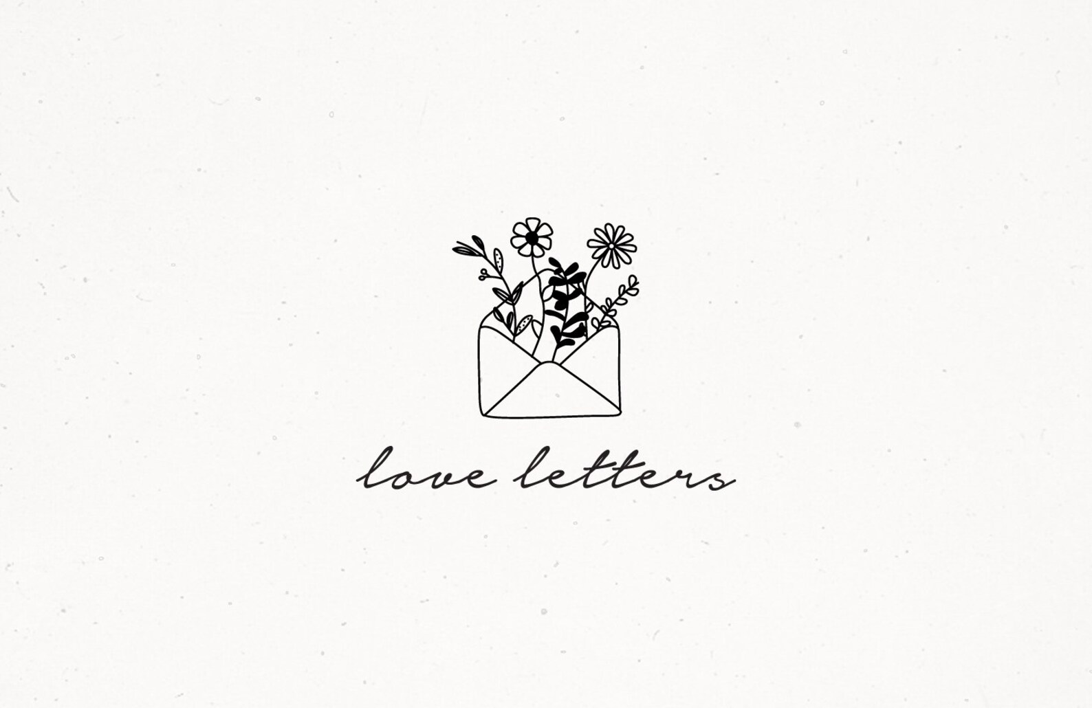 Custom Floral Logo Design Photography Watermark Bohemian Marketing ...