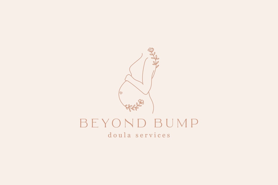 Doula Logo Design, Feminine Pregnant Belly, Lactation Consultant, Birth ...
