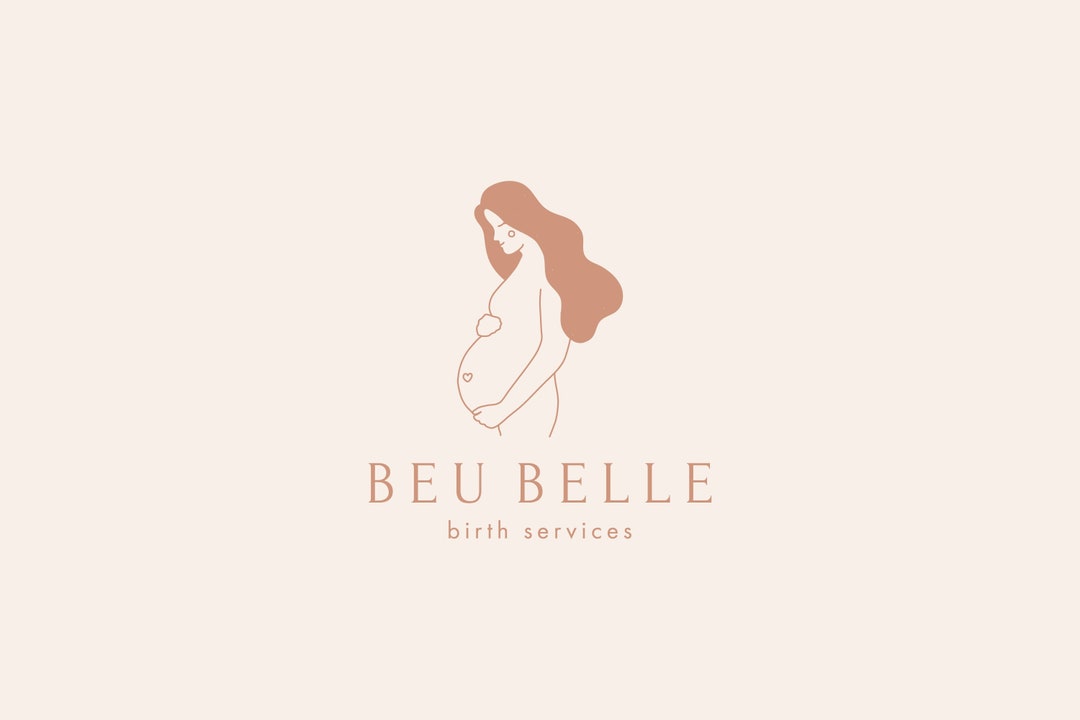 Birth Services Logo, Mother and Child, Midwife Doula Branding, Child ...