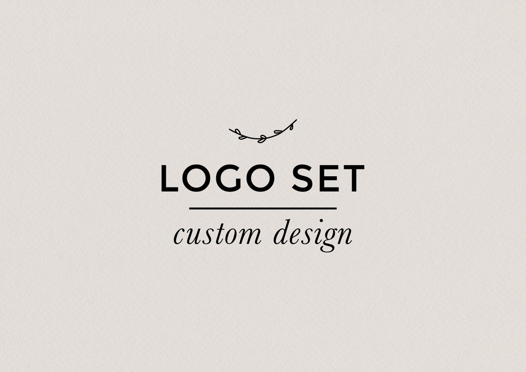 Custom Logo Set, Logo Design Branding, Branding Kit, Custom Logo Design ...