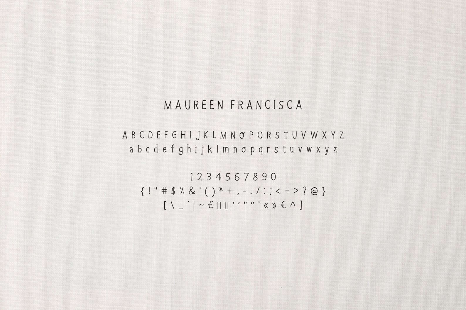Hand Drawn Serif Font, Maureen Francisca Font, Serif Condensed Style ...