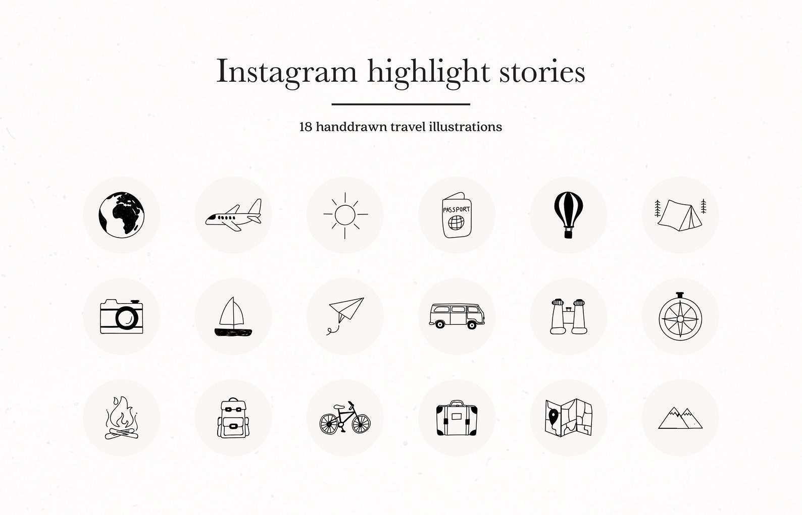 Transparent PNG Instagram Story Highlight Bundle 300 Icons Set Social ...