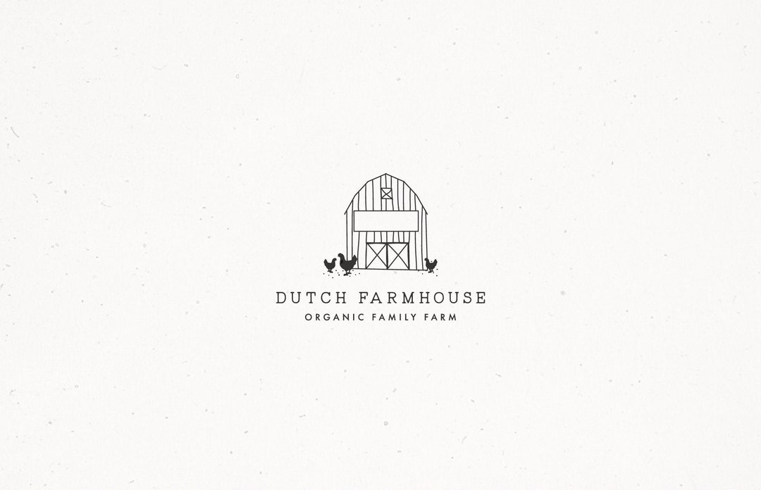 Premade Farmhouse Logodesign, Family Farm Logo, Business Branding Kit ...