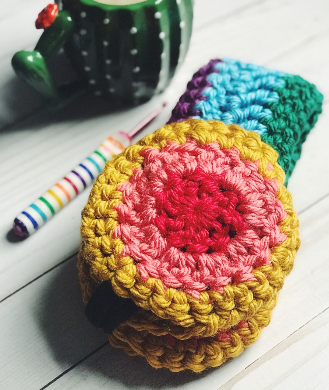 Ring Around the Rainbow Earmuffs - Etsy