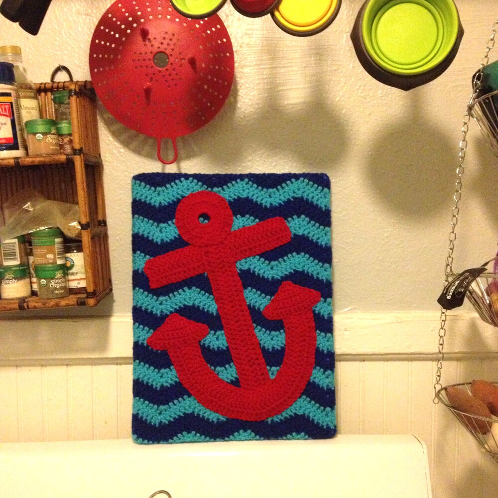 Pdf-anchor Applique Crochet Pattern PDF - Etsy