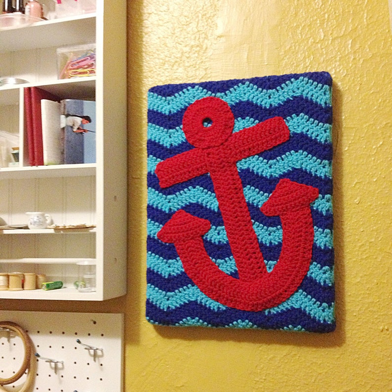 Pdf-anchor Applique Crochet Pattern PDF - Etsy