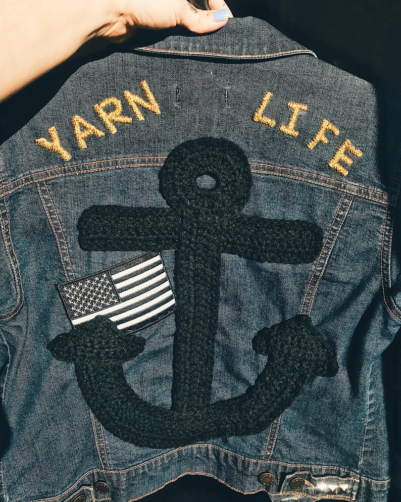 Pdf-anchor Applique Crochet Pattern PDF - Etsy