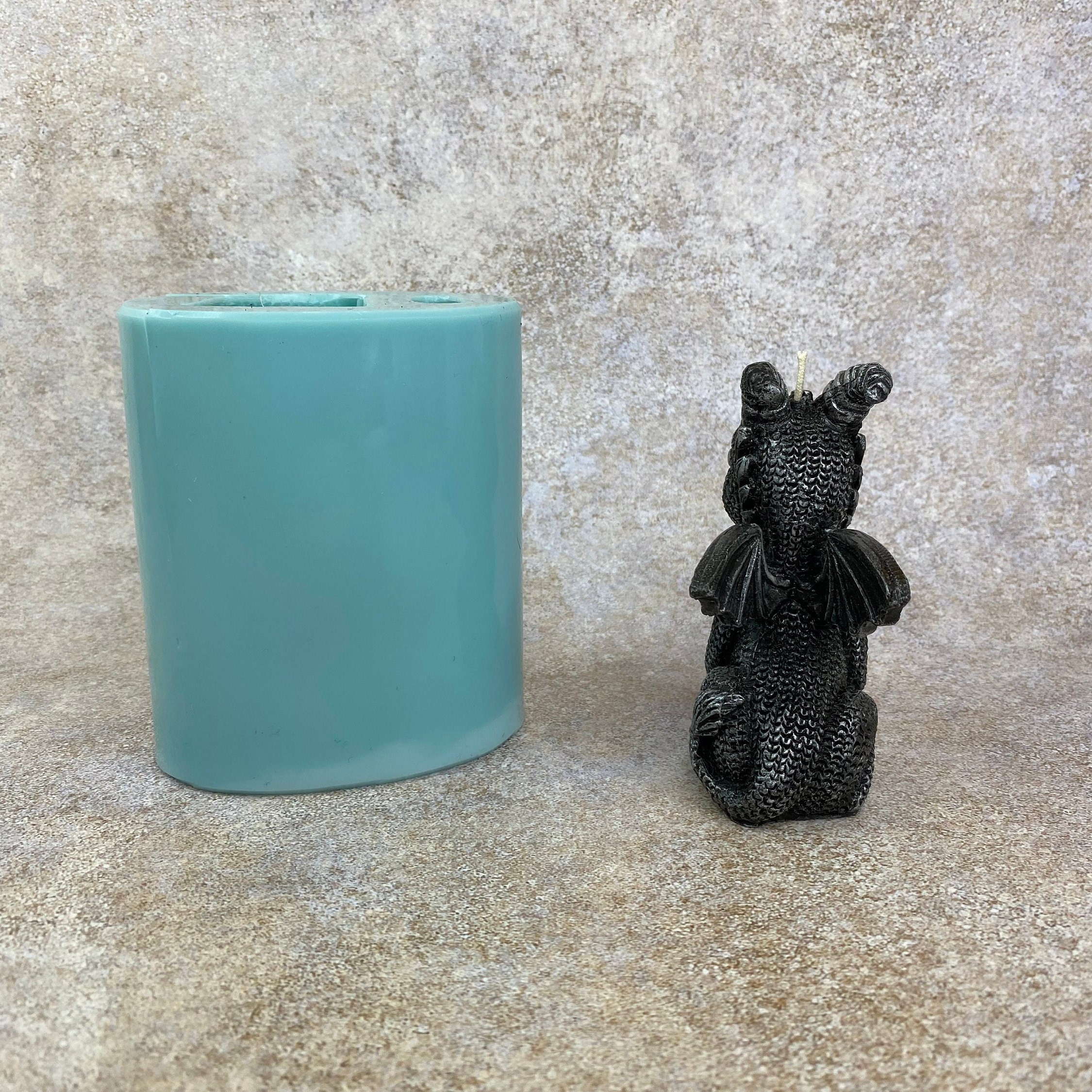 Magic Dragon. Dragon Mold 3d. Forms for Candles. Silicone Molds ...