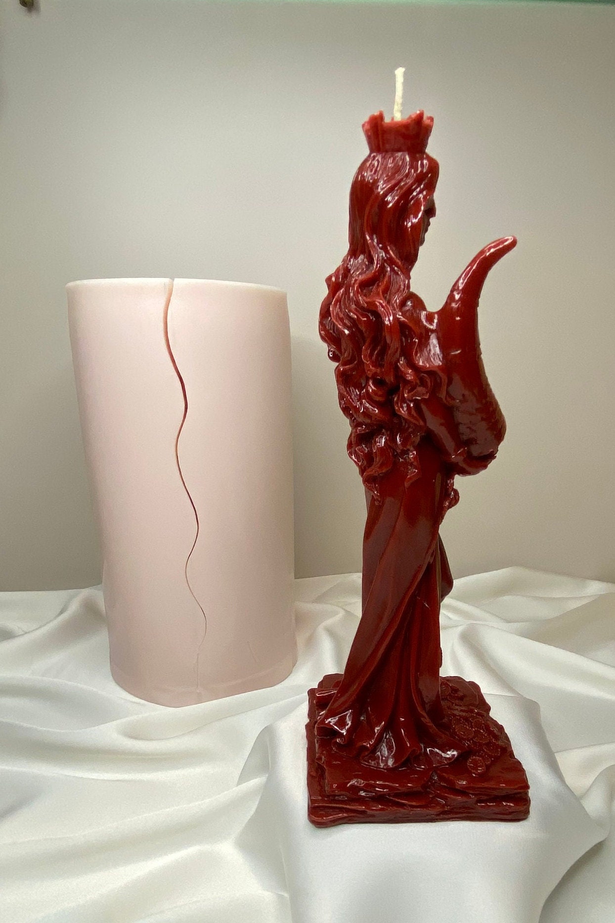 Goddess Fortune With a Cornucopia. Goddess Fortune. Silicone - Etsy