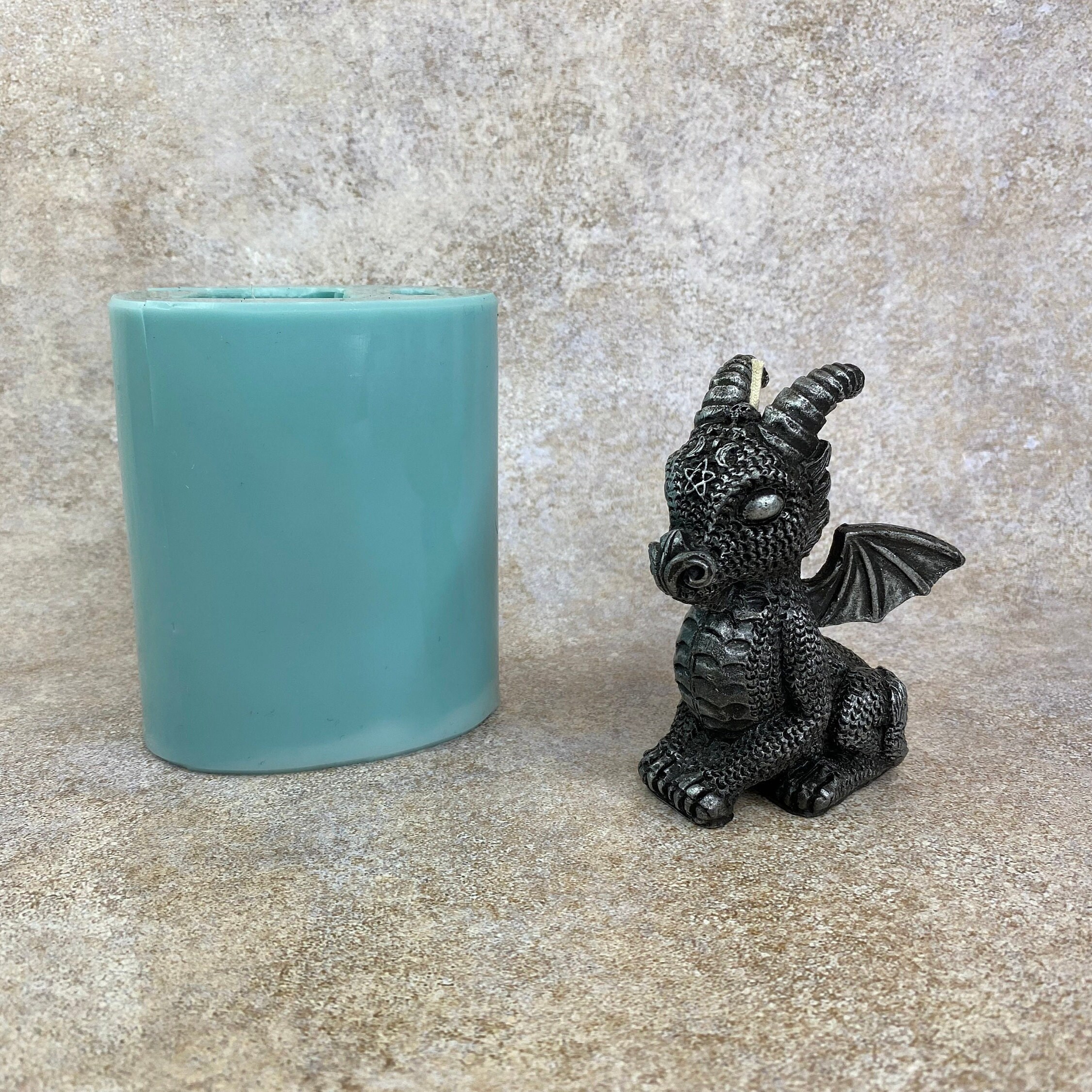 Magic Dragon. Dragon Mold 3d. Forms for Candles. Silicone Molds ...