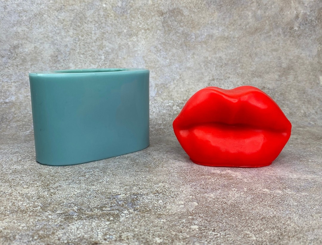 Lips Male and Female (bilateral). Silicone Mold. Mold 3d. Forms for ...