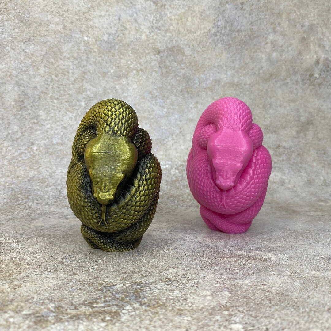 Candle Serpentine Clew. Snake Mold 3d. Forms for Candles. Silicone ...