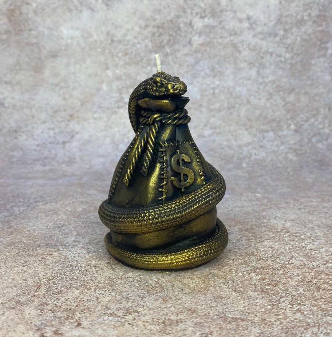 Money Snake. Snake Mold 3d. Forms for Candles. Silicone Molds. Premium ...